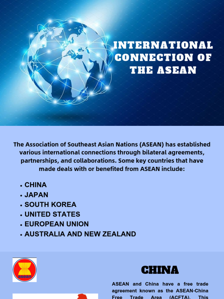 ASEAN's Global Trade Partnerships Explained | PDF | Market Access ...