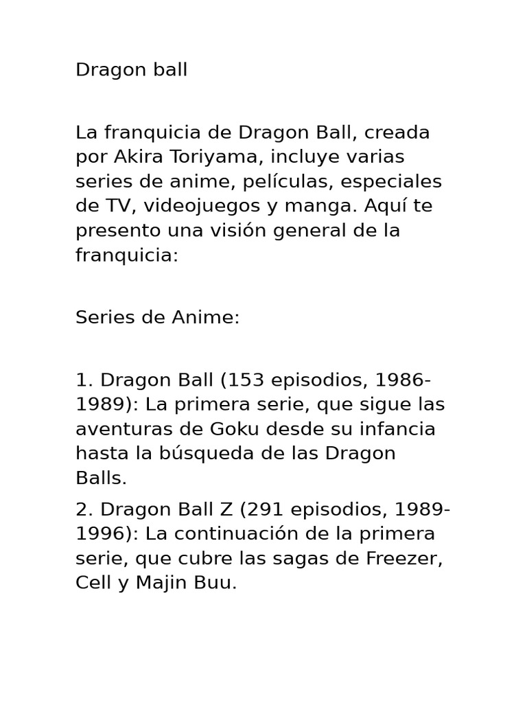 Dragon Ball | PDF