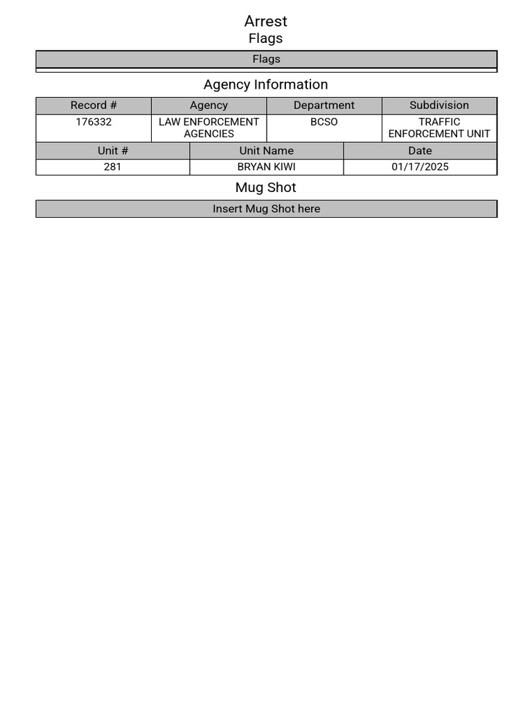 Arrest Report: Evading Officer & Assault | PDF | Traffic | Crimes