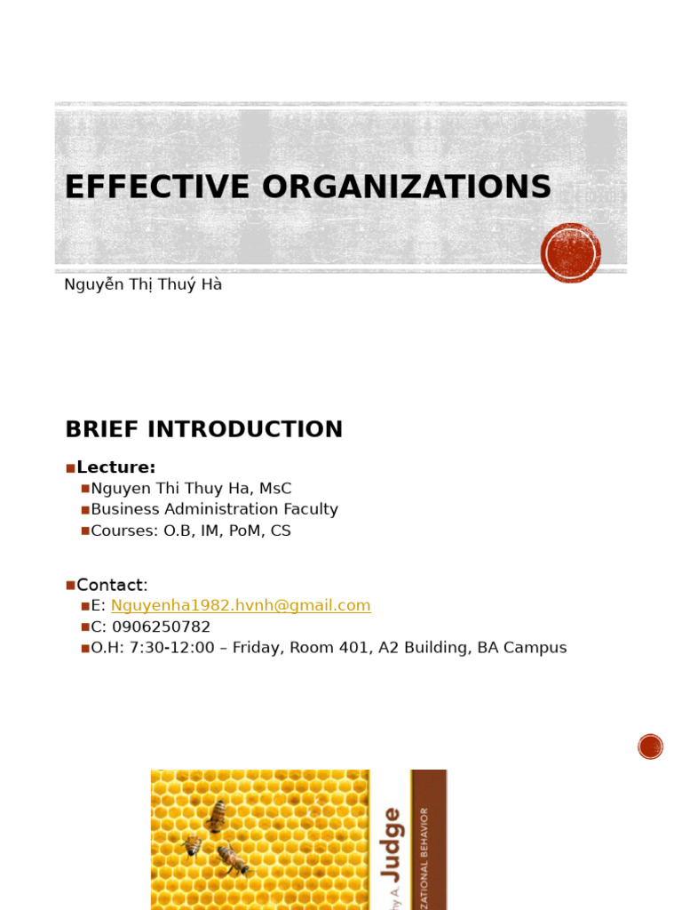 1. OB introduction | PDF | Leadership | Organizational Behavior