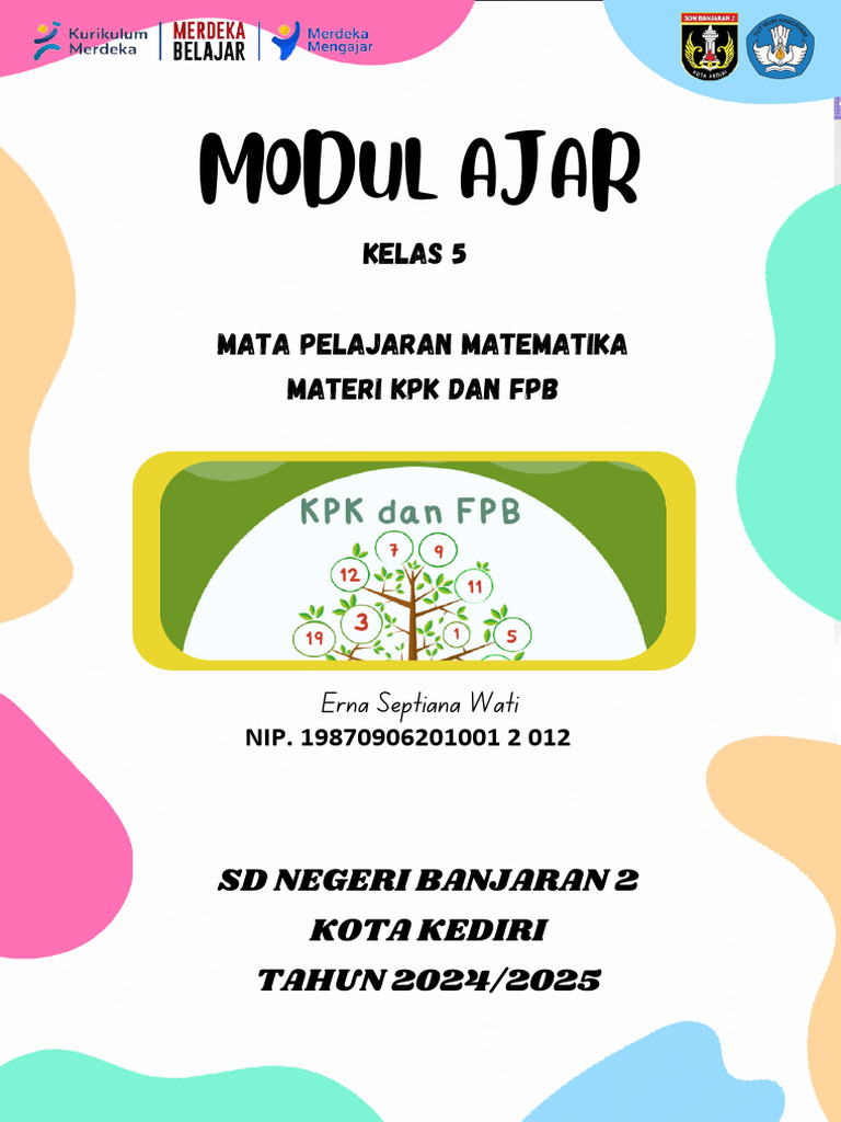 Modul Ajar MTK Kls 5 | PDF