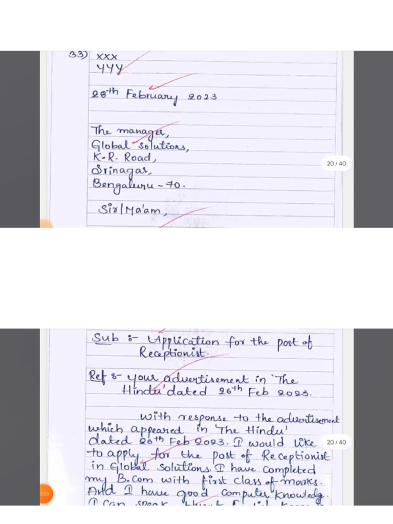 Letter Writting | PDF