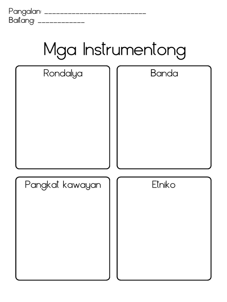 Musical Instrument Sorting Activity 20250225 083927 0000 | PDF
