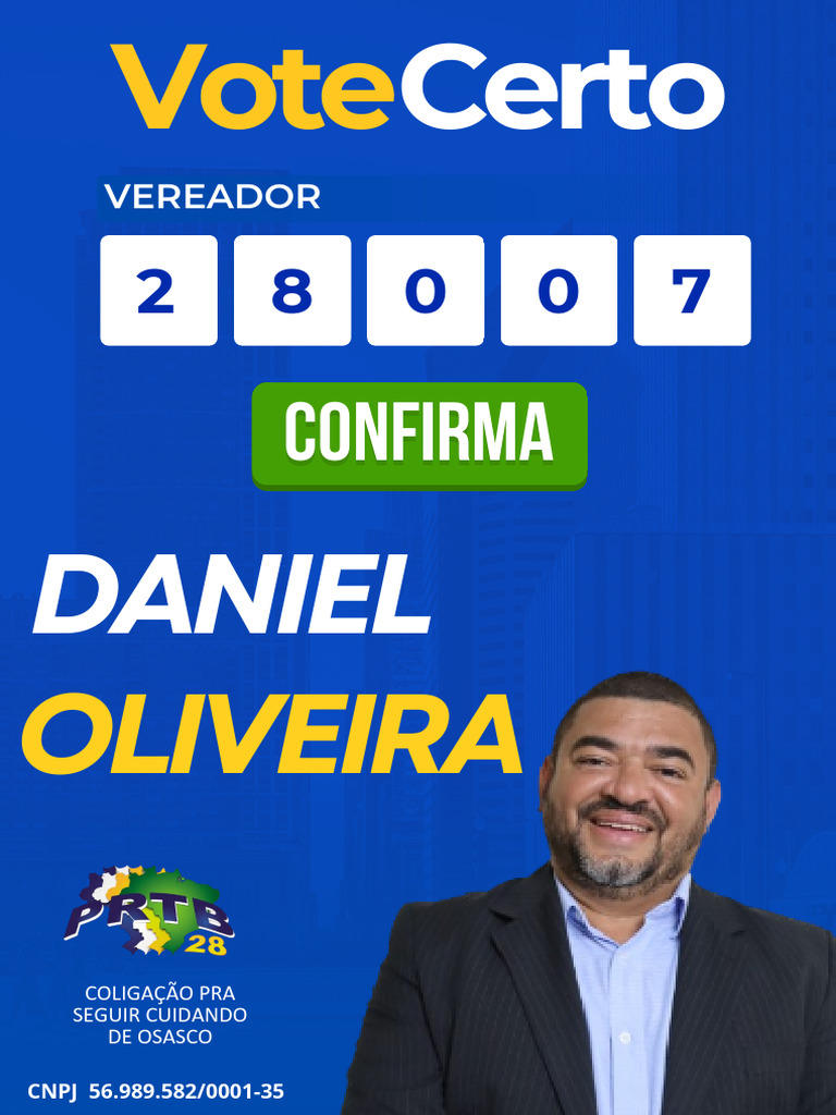 Cópia de Panfleto Tipo Santinho Político Azul Moderno | PDF