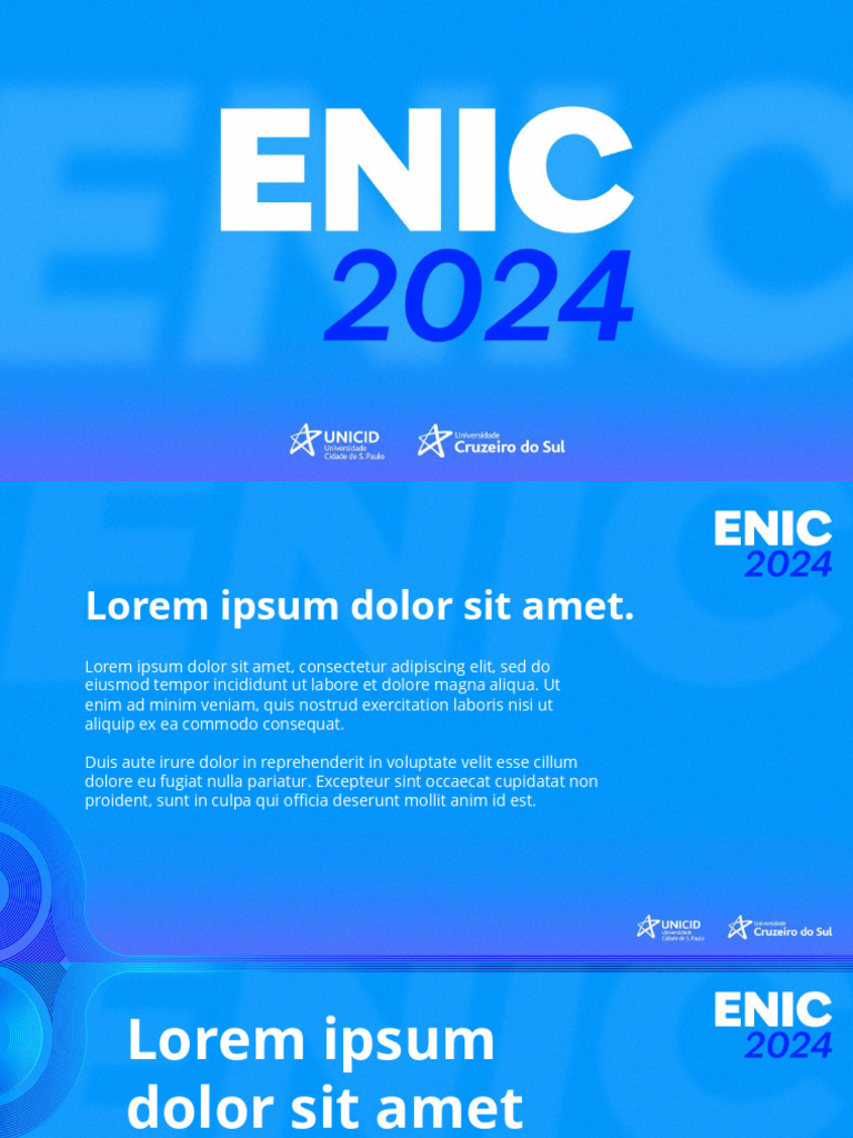 Enic 2024 Apresentacao | PDF