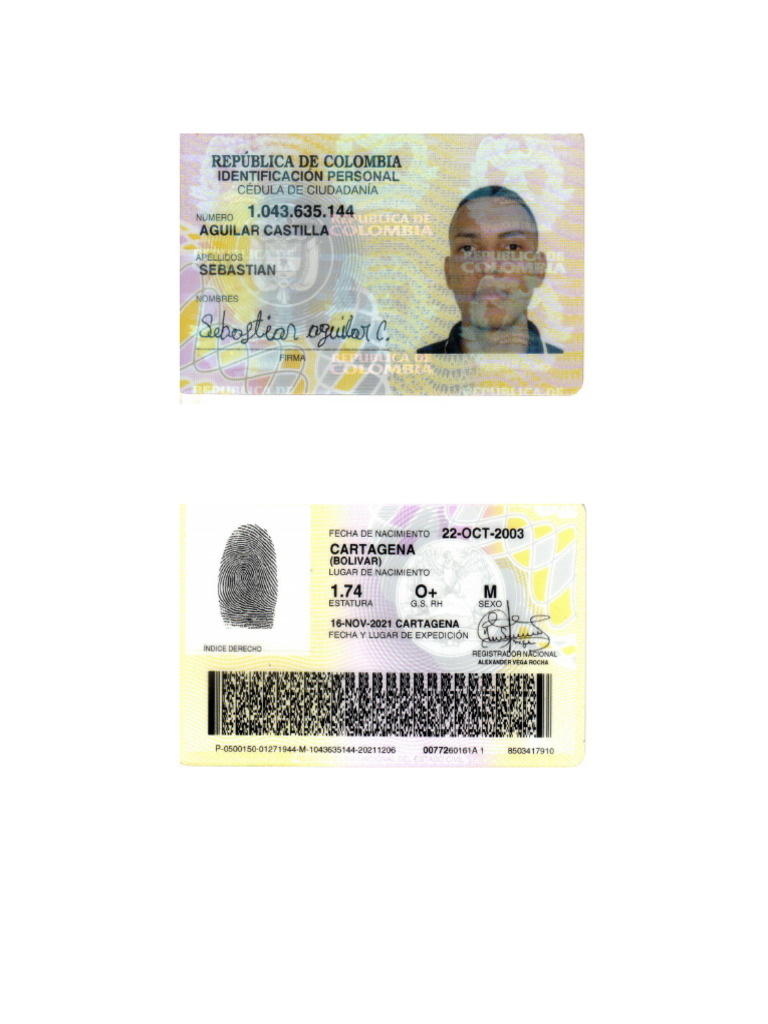 Documento de Identidad | PDF