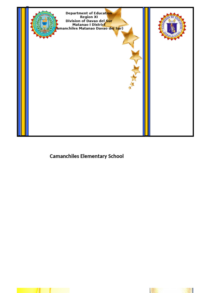 Certificates of Recognition at Camanchiles Elementary School | PDF