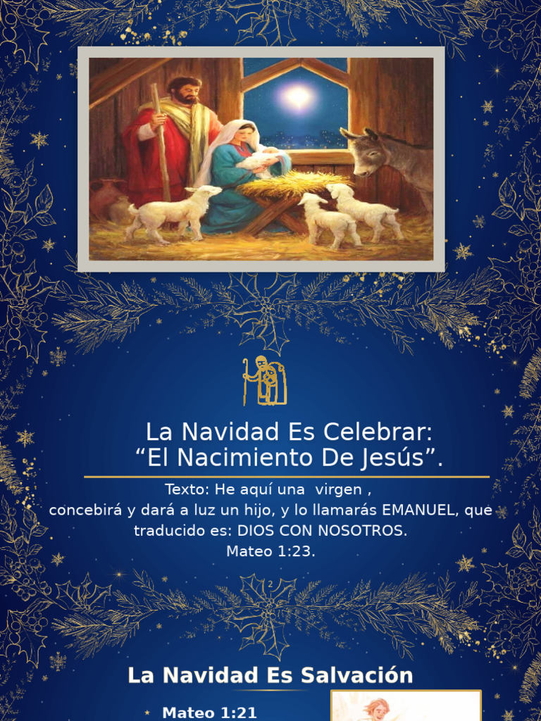 Navidad: Celebrando el Nacimiento de Jesús | PDF