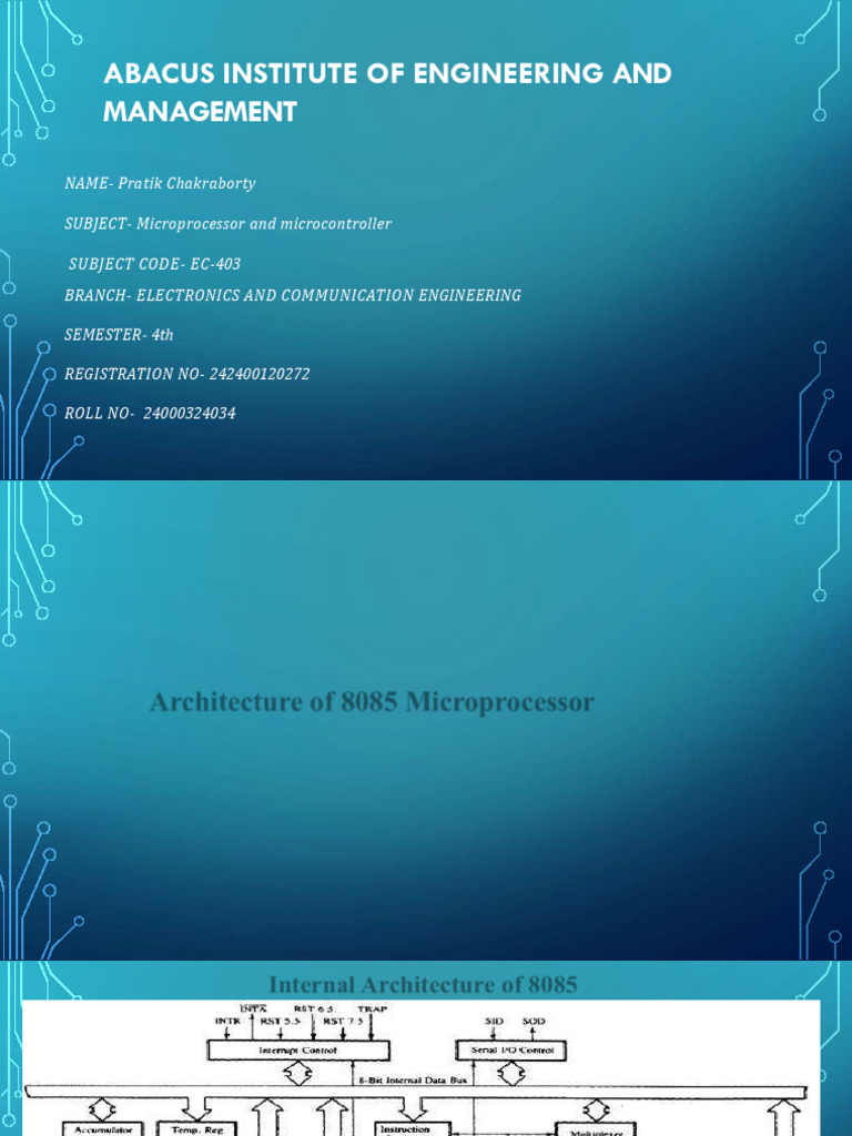 Pratik Chakraborty (EC-403) - Compressed | PDF | Central Processing Unit | Computer Data