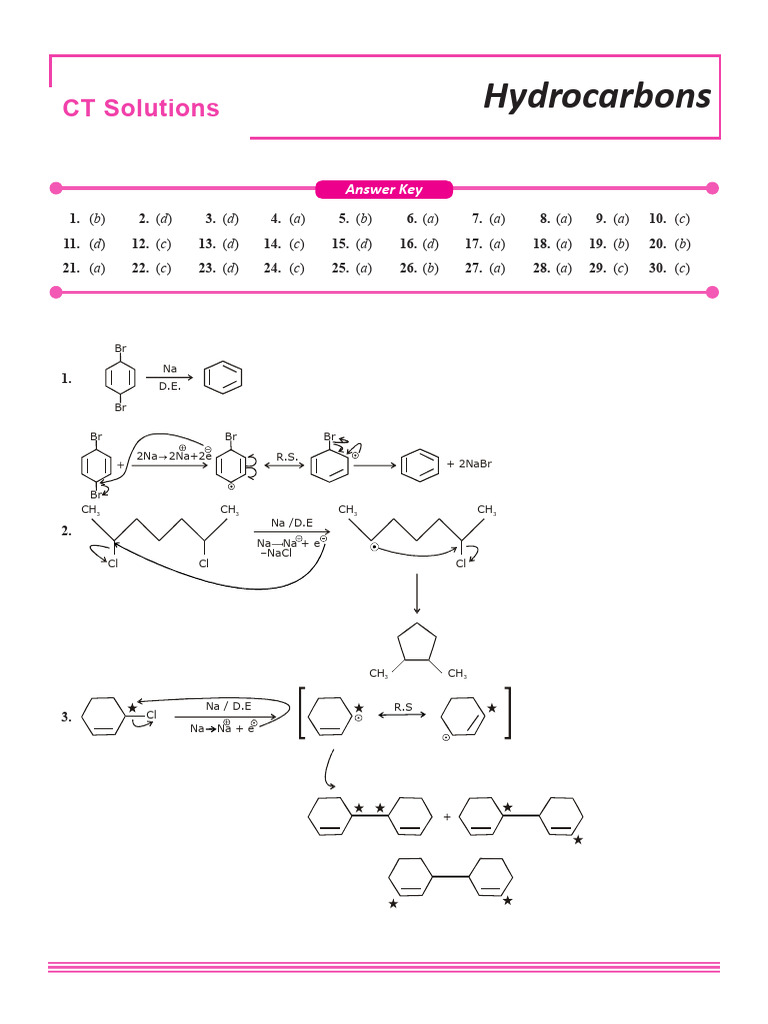 CTM Hydrocarbons Sol | PDF | Alkene | Chemical Substances