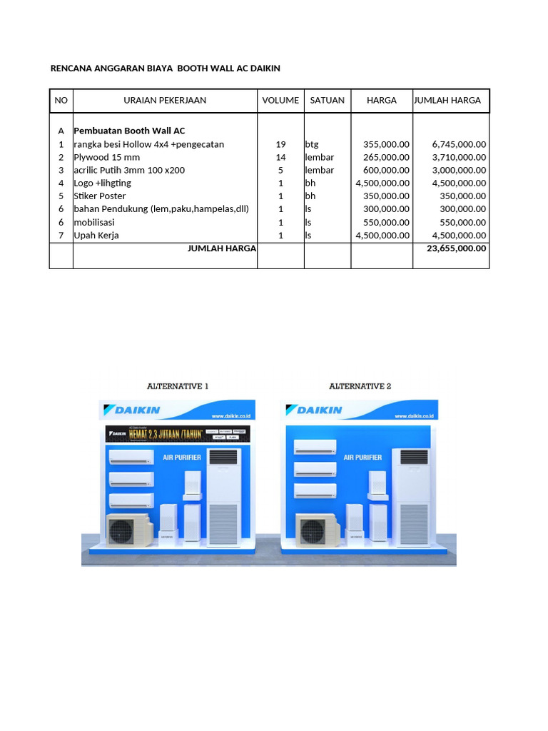 Rab Booth Daikin | PDF