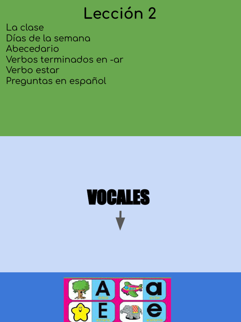 Lección 2 Español 7 | PDF