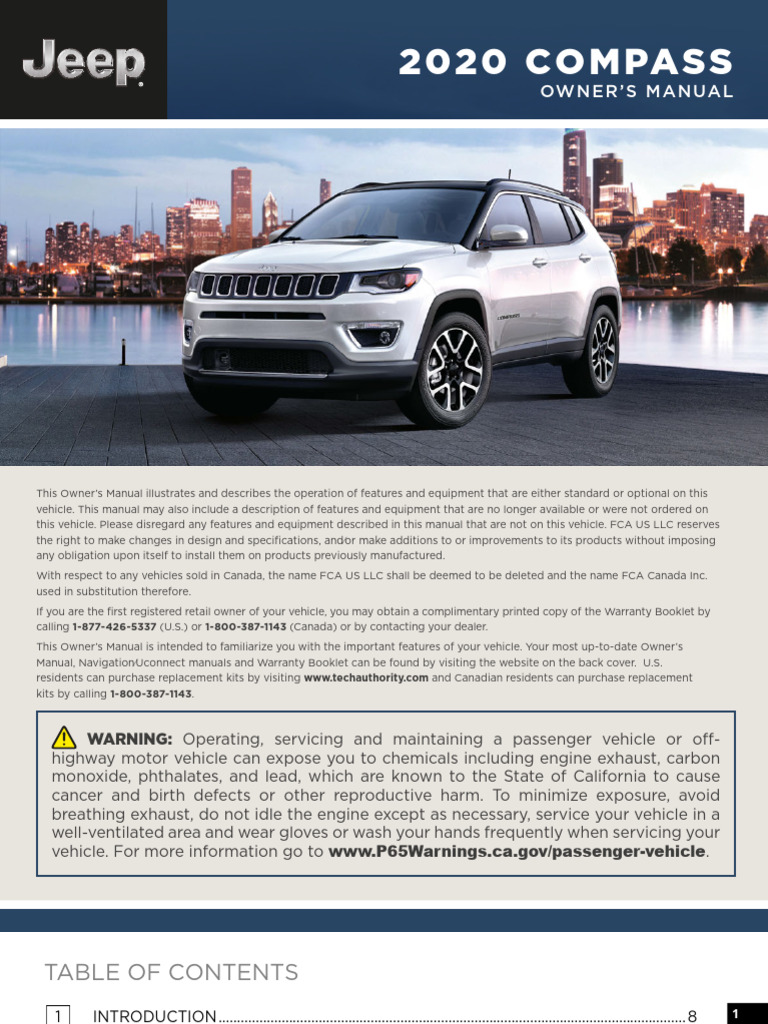 2020_JEEP_Compass_OM | PDF | Vehicles | Motor Vehicle