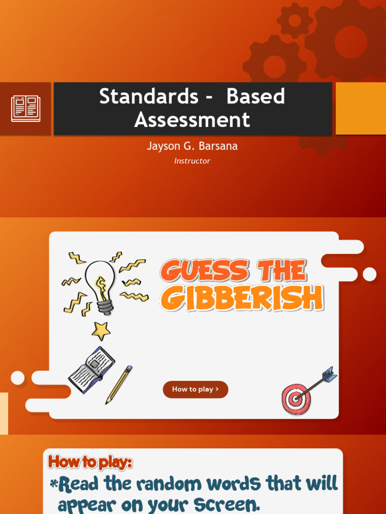 Classroom Assessment-Target Setting | PDF | Educational Assessment | Learning