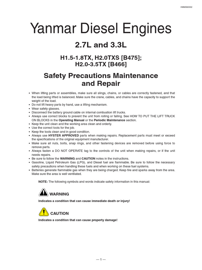 Engine Yanmar Diesel | PDF | Piston | Valve