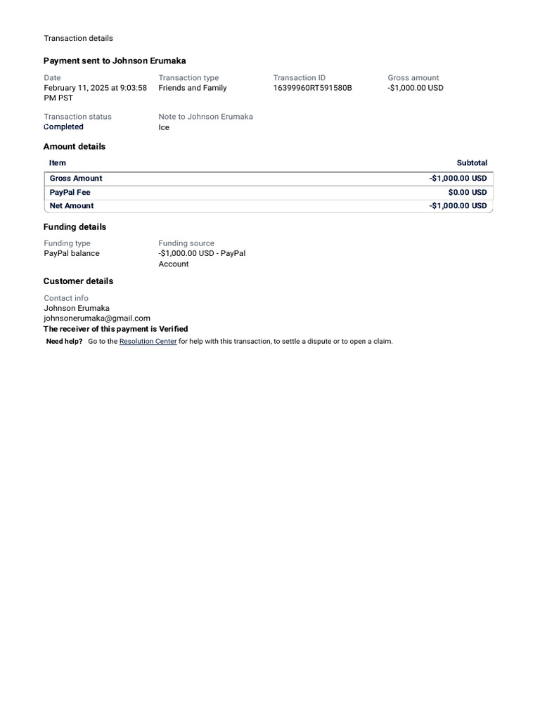 Transactions - PayPal | PDF