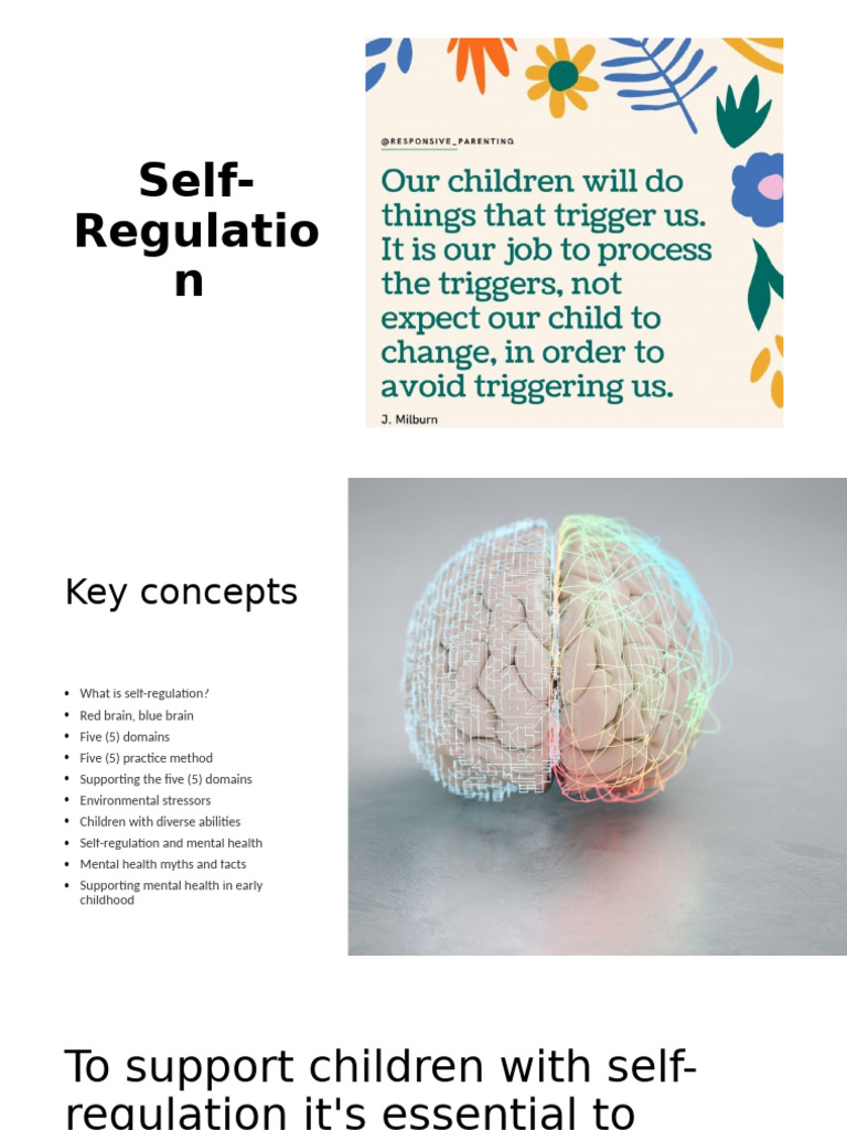 Self Regulation | PDF | Emotional Self Regulation | Mental Disorder
