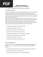 Kitchen Chemistry: Exploring Changes | PDF | Chemical Substances ...