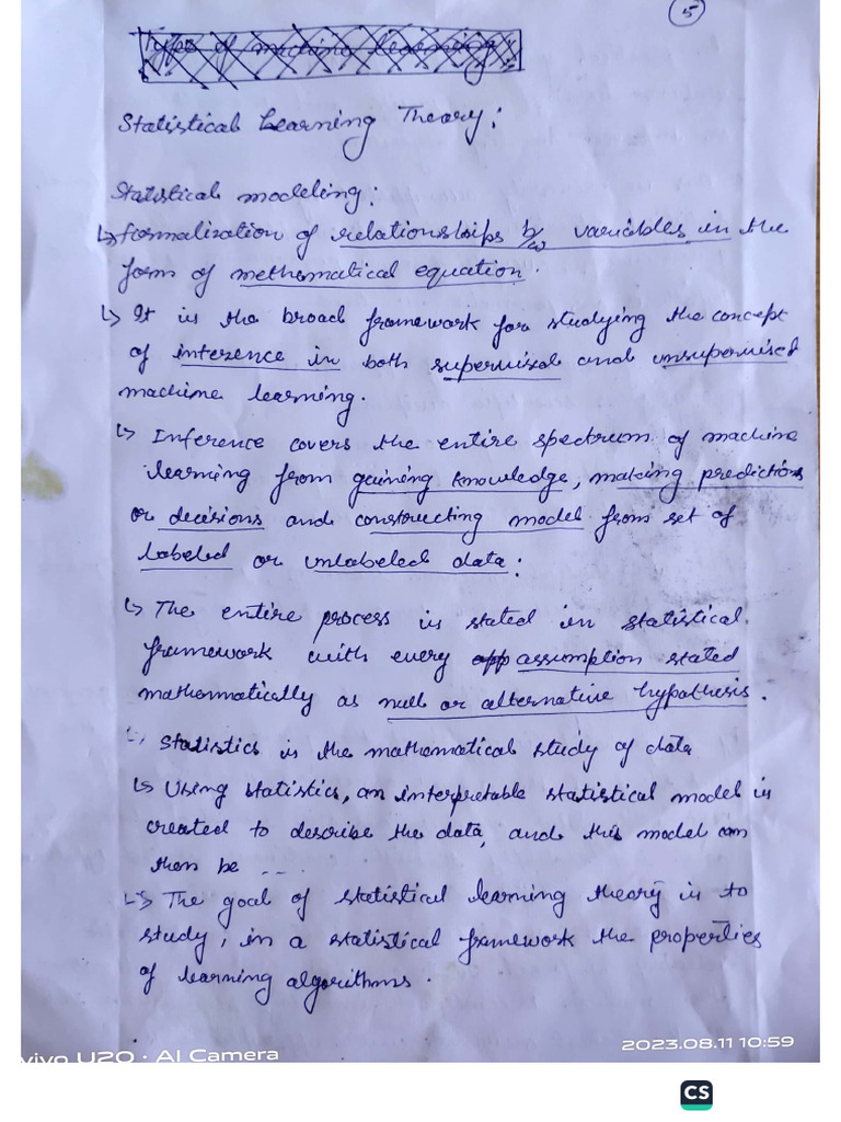 Statistical Learning Theory | PDF