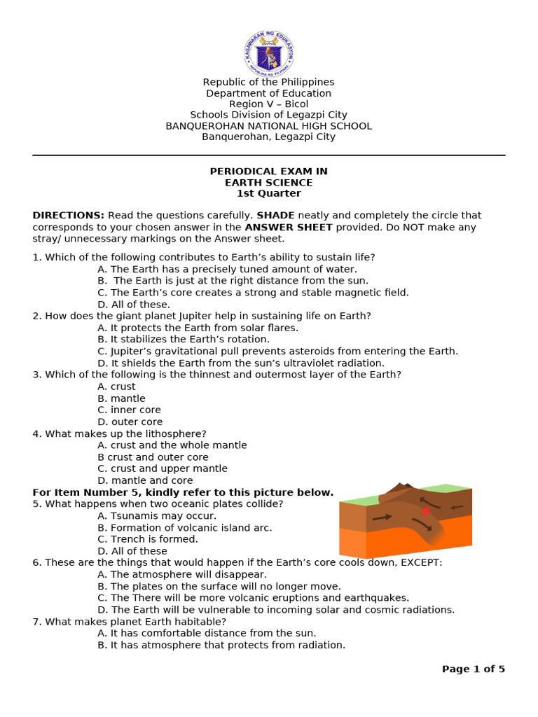 1ST-pt-in-earth-SCIENCE EDITED | PDF | Earth | Rock (Geology)