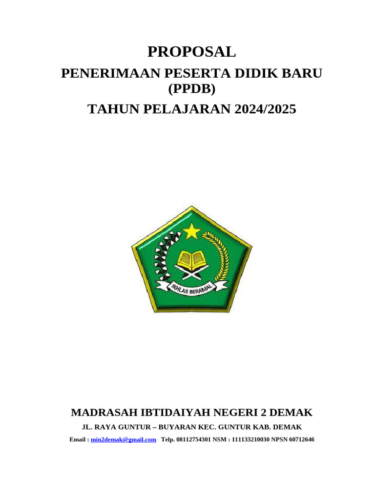 Proposal PPDB 2023-2024 | PDF