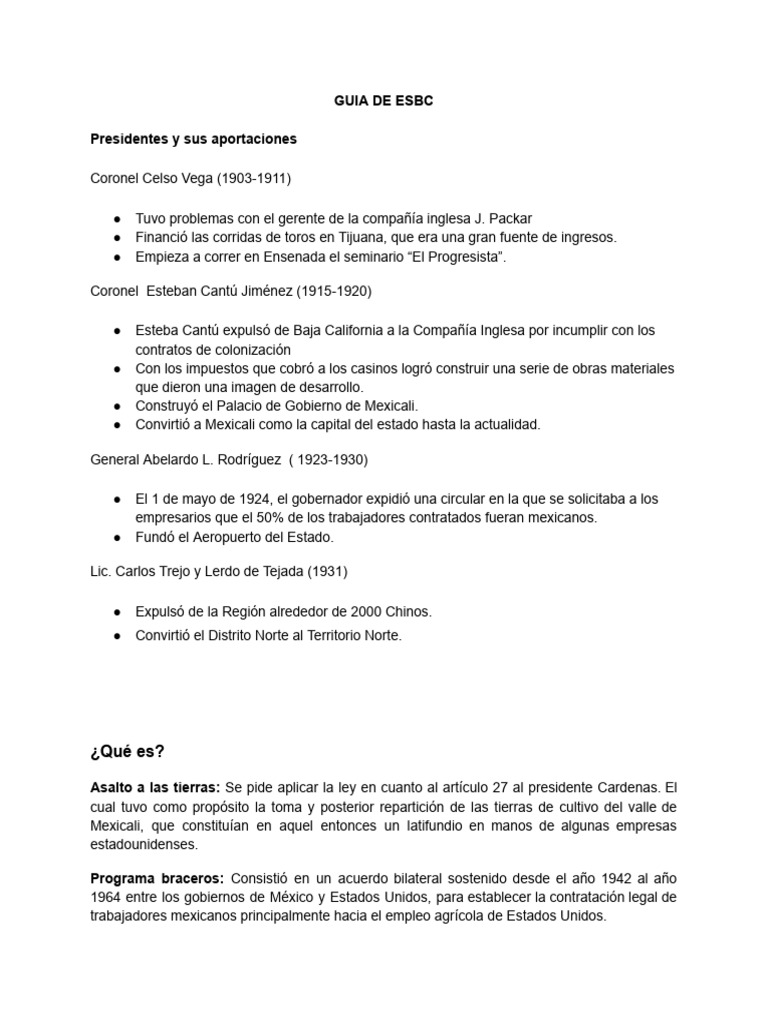 ESBC | PDF | México