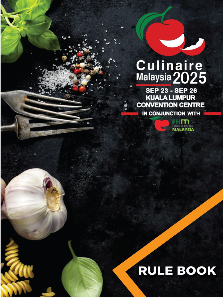 CM2025 - Rule Book | PDF | Cakes | Baking