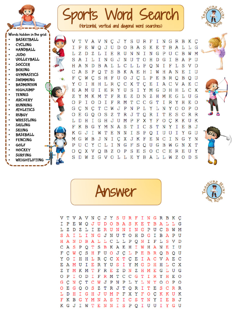 Sports Word Search | PDF