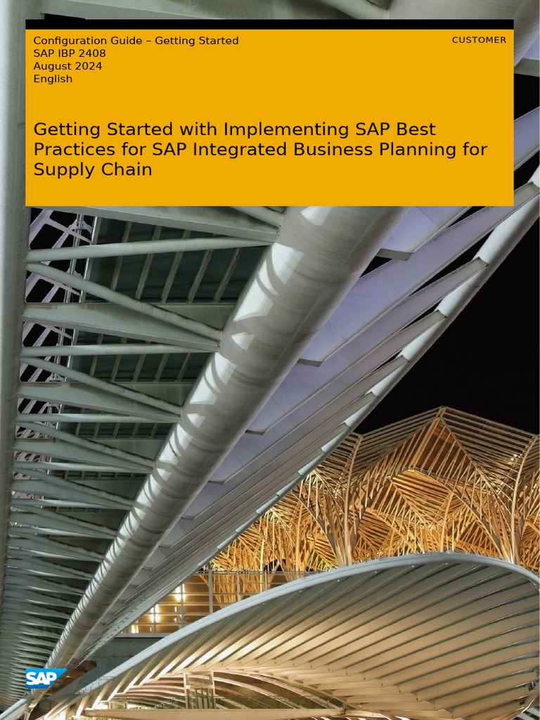 SAP IBP Configuration Guide Overview | PDF | Microsoft Excel | Software