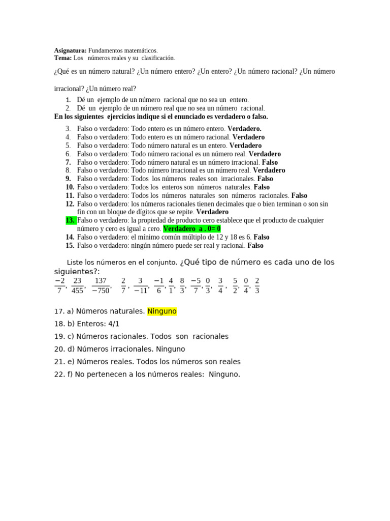 Ok1.2 Evaluación Formativa Cuestionario y Lista de Números | PDF