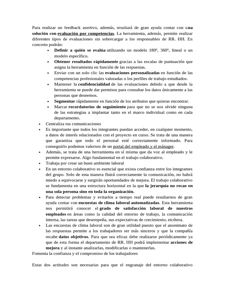 Actividad M5.T7.2 Describir las claves para un trabajo colaborativo. | PDF | Cultura organizacional