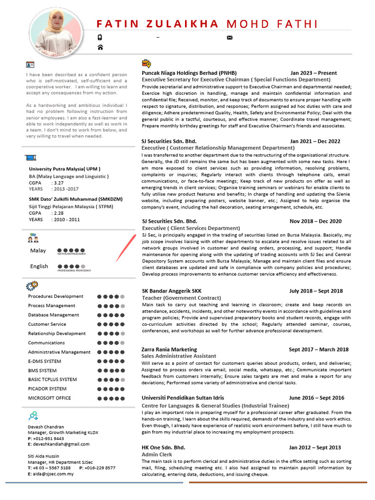 Fatin Zulaikha: Mohd Fathi | PDF | Business