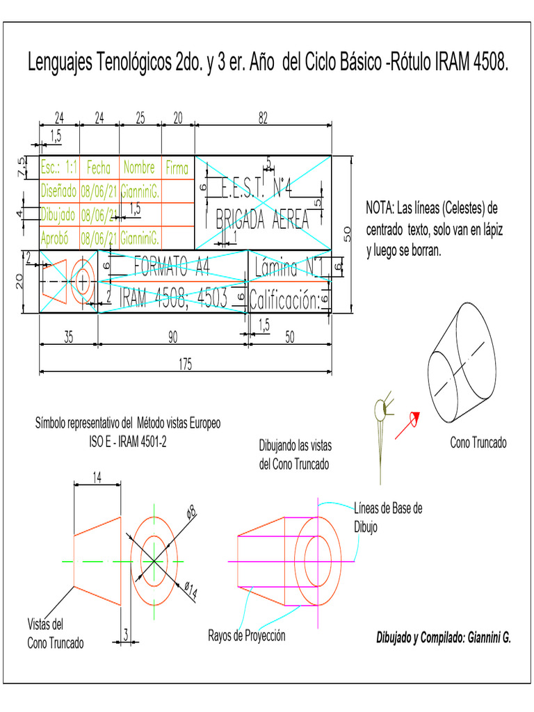 Rótulo IRAM 4508 Ciclo Básico | PDF