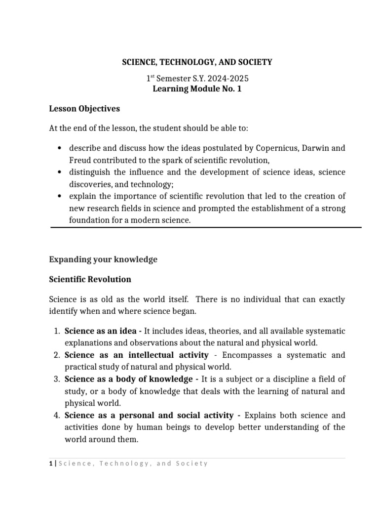 Scientific Revolution and Key Thinkers | PDF | Heliocentrism
