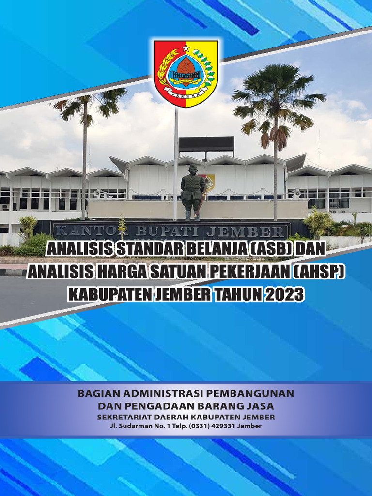 Buku Asb Ahsp 2023 (SKPD Umum) | PDF