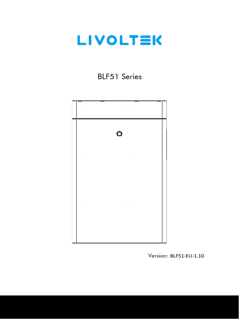 Manual Livoltek BLF51-EU1.10 | PDF | Electrical Connector | Electrical Components