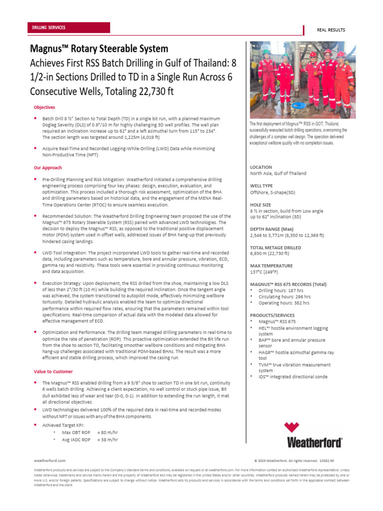 1st Magnus Batch Drilling in GOT - Real Result | PDF