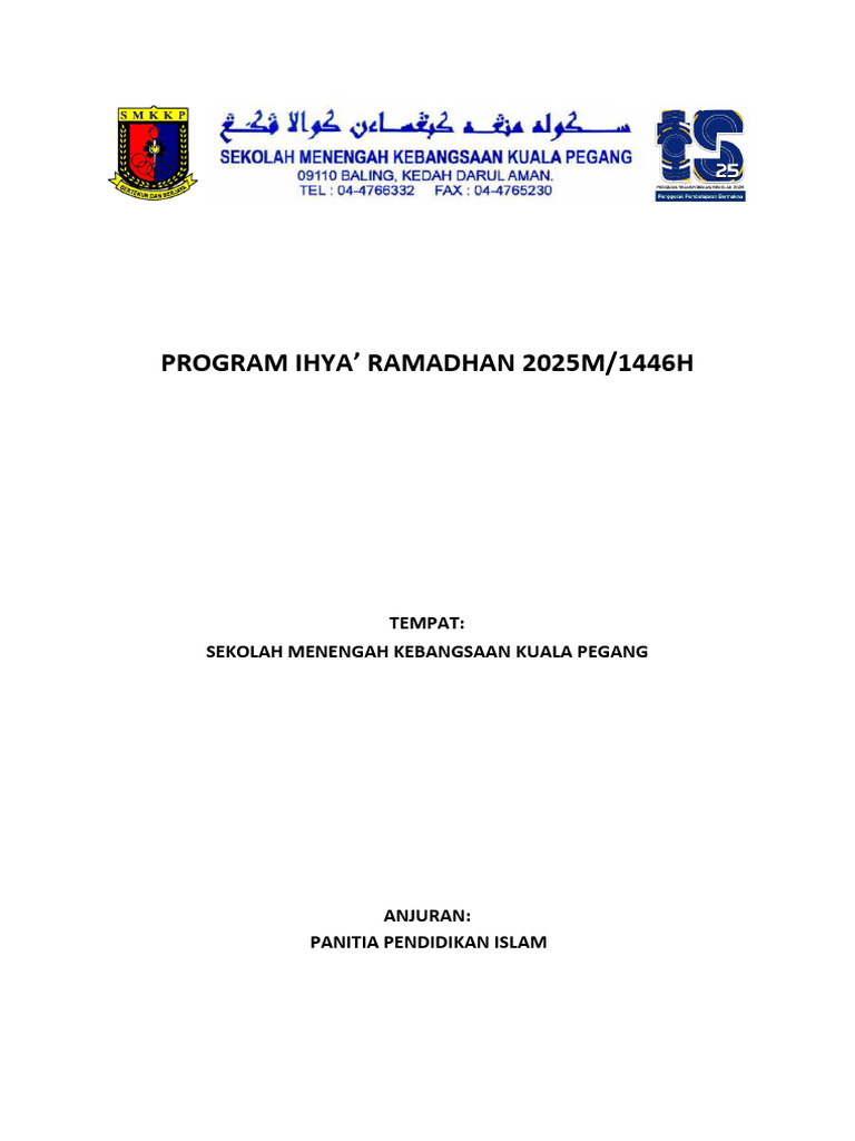 Program Kem Bestari Solat 2024 SMKKP | PDF