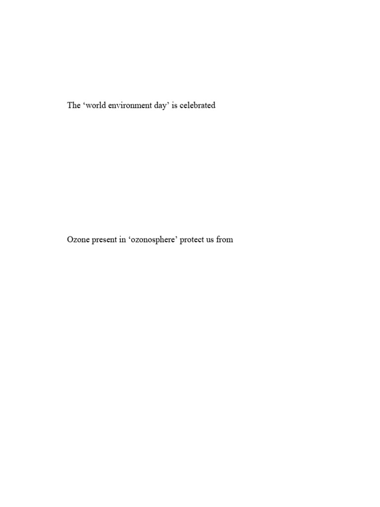 EVS Question Bank | PDF | Natural Environment | Atmosphere Of Earth