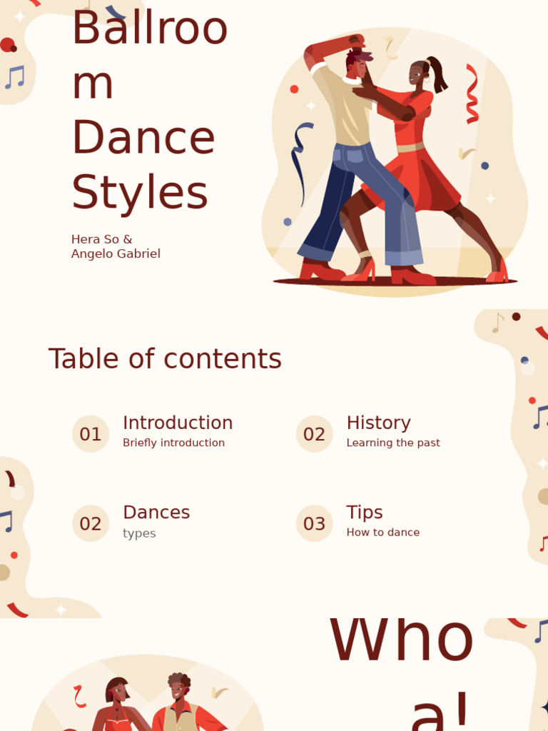 Ballroom Dance Styles | PDF | Ballroom Dance | Physical Exercise