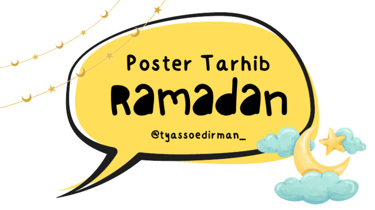Poster Tarhib Ramadan - Tyas 2025-1 | PDF
