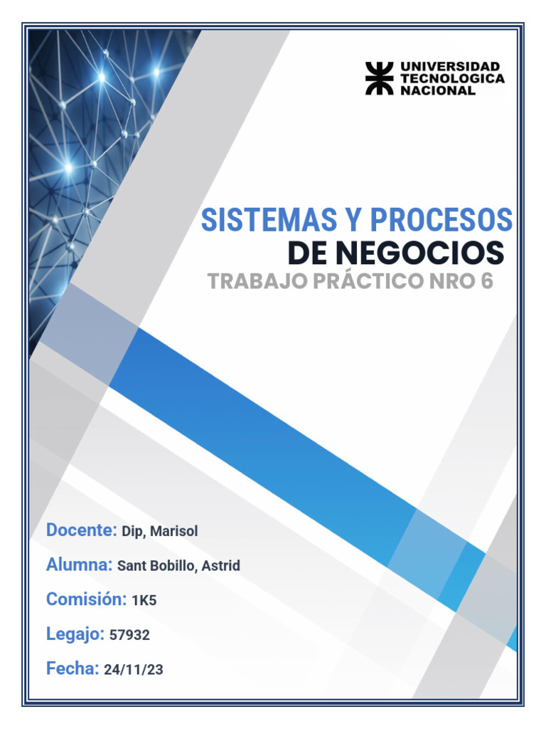 tp6 Sis | PDF | Logística | Business