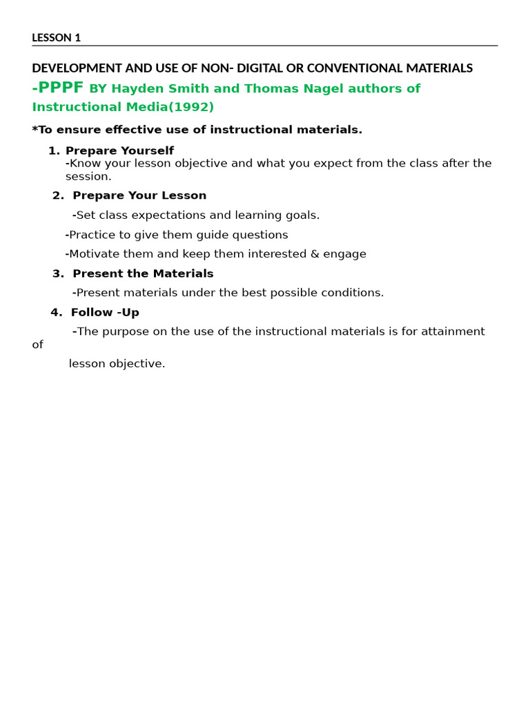 Lesson 1 Reviewer Educ 8 Jie | PDF | Pedagogy | Education Theory