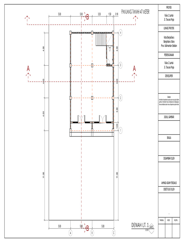 Ruko Taruna Praja Type B | PDF
