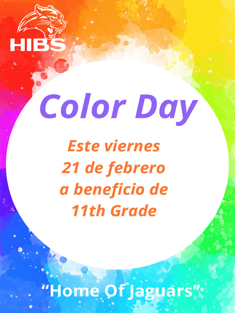 Color Day 2024: Beneficio 11th Grade | PDF