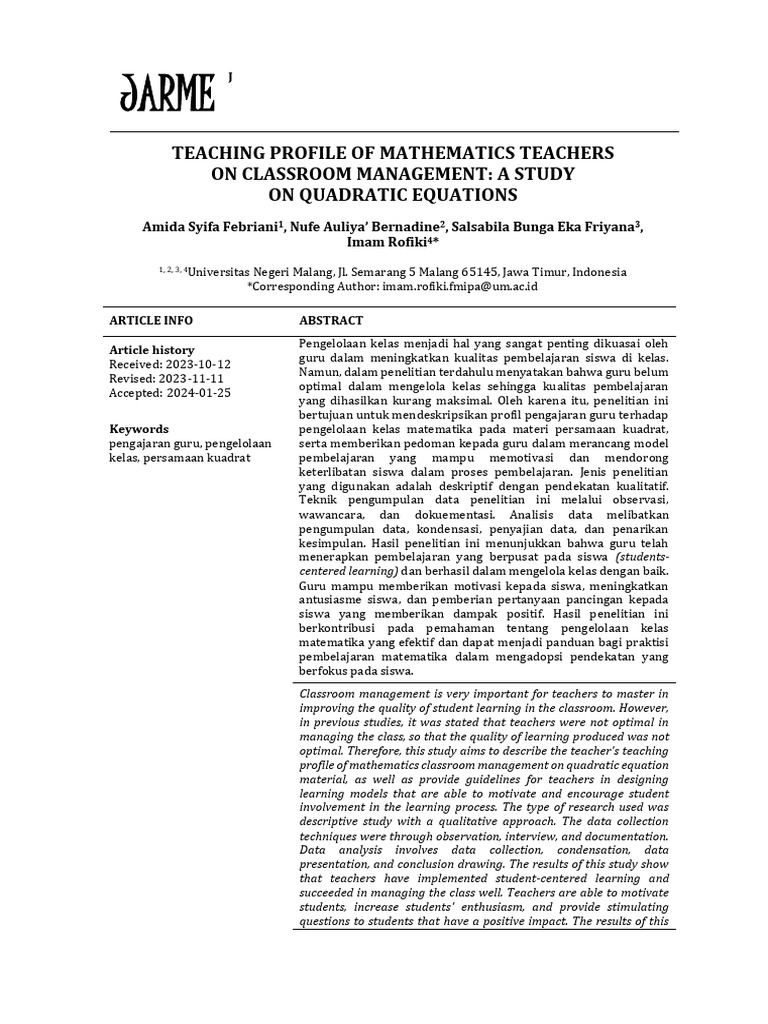 8904 30835 1 PB | PDF | Teachers | Classroom Management