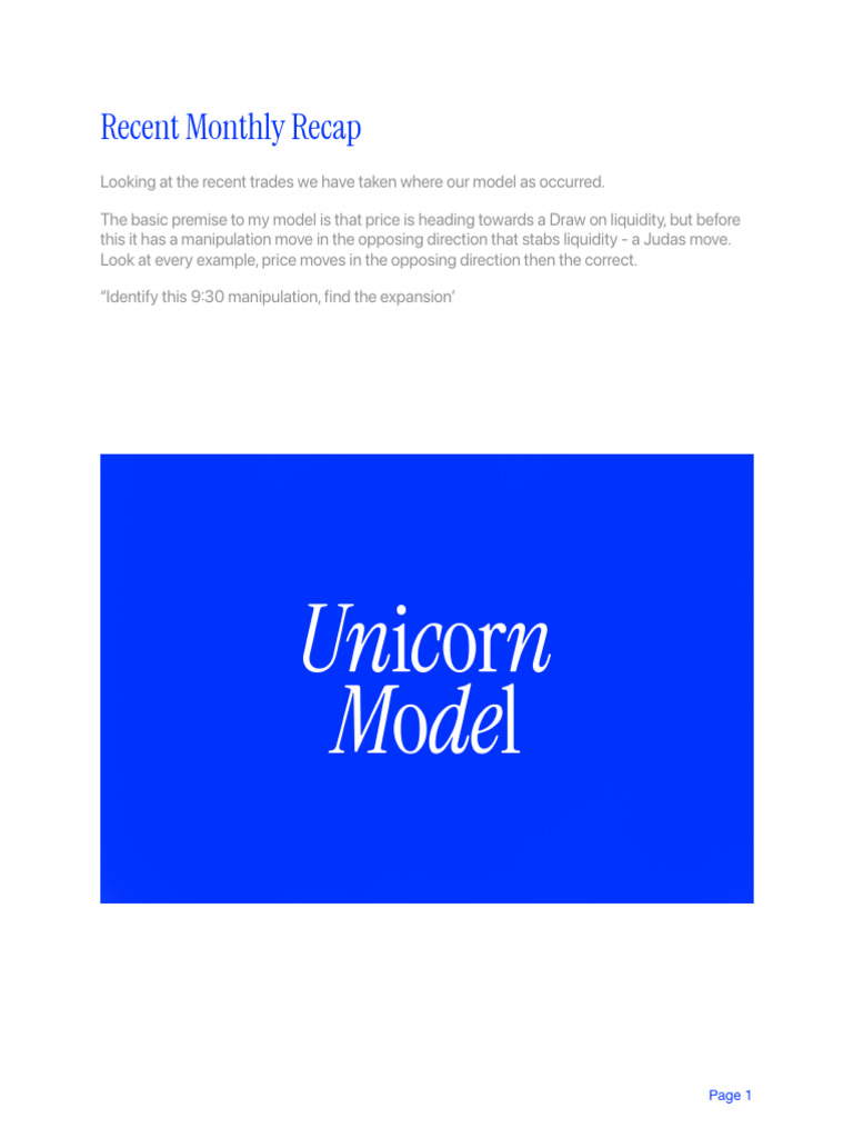 Monthly recap | PDF