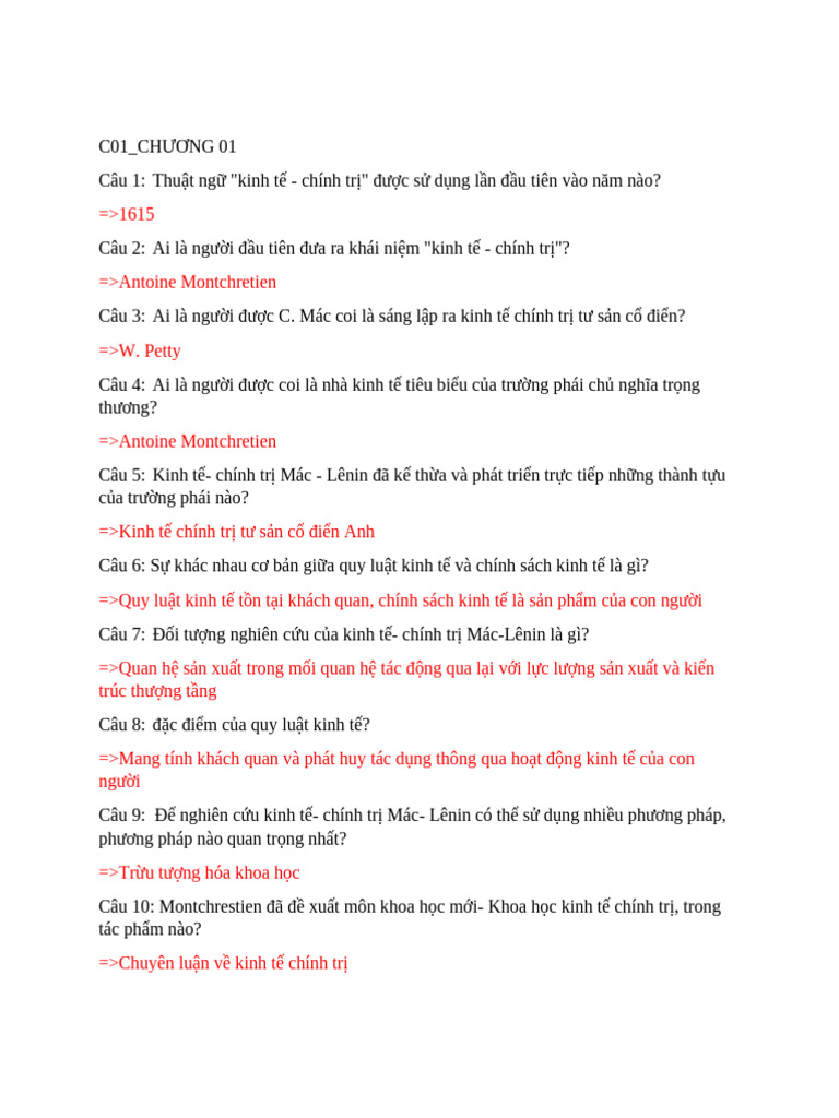 GOI SV. 300 Cau KTCT - NH 22-23.CAT DAP AN. | PDF