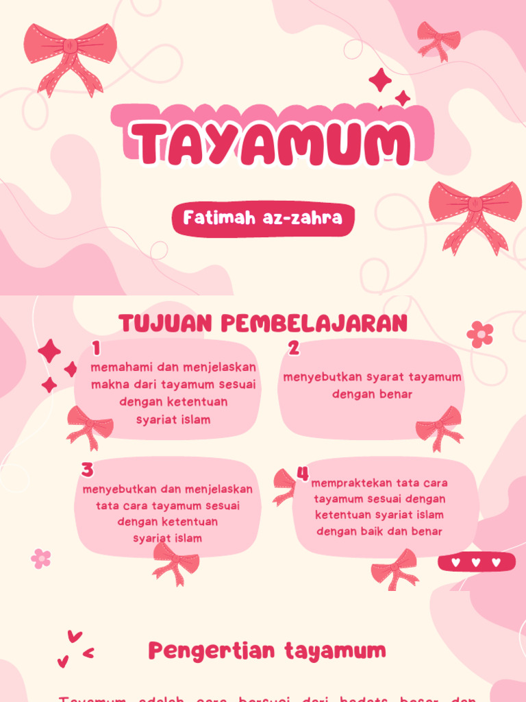 Panduan Lengkap Tata Cara Tayamum | PDF