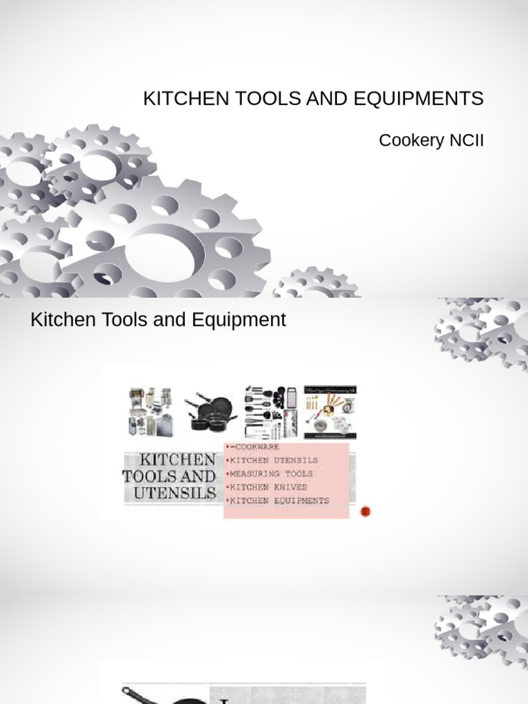 Uc 1 Tools and Equipment Day 1 | PDF